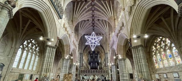 exeter cathedral vaulted ceiling